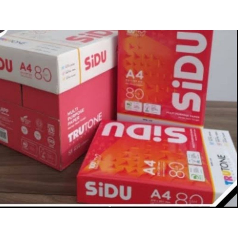 Jual KERTAS HVS A4 SIDU 80 GR | Shopee Indonesia