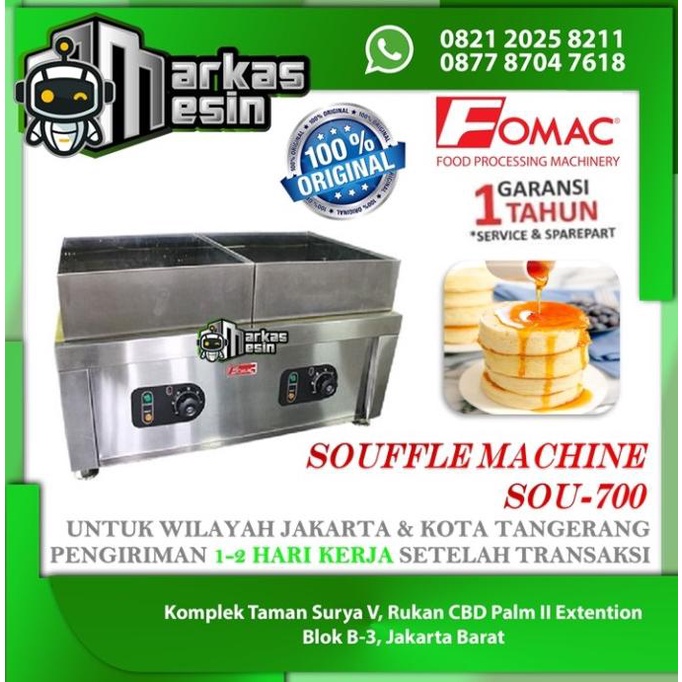 Jual Mesin Pembuat Souffle Pancake / Souffle Machine FOMAC SOU-700 ...