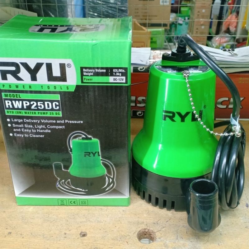 Jual RYU WATER PUMP RWP 25DC / POMPA CELUP AIR DC 12V RWP 25DC ( pompa ...