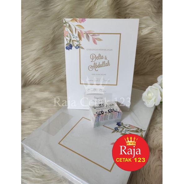 Jual UNDANGAN PERNIKAHAN MURAH AESTHETIC SCC PROMO harga mulai seribuu ...