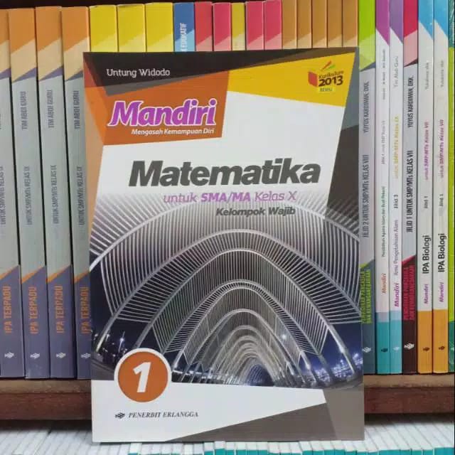 Jual Buku Mandiri Matematika Kelas 1 / X 10 Sma K13N Erlangga Wajib | Shopee Indonesia