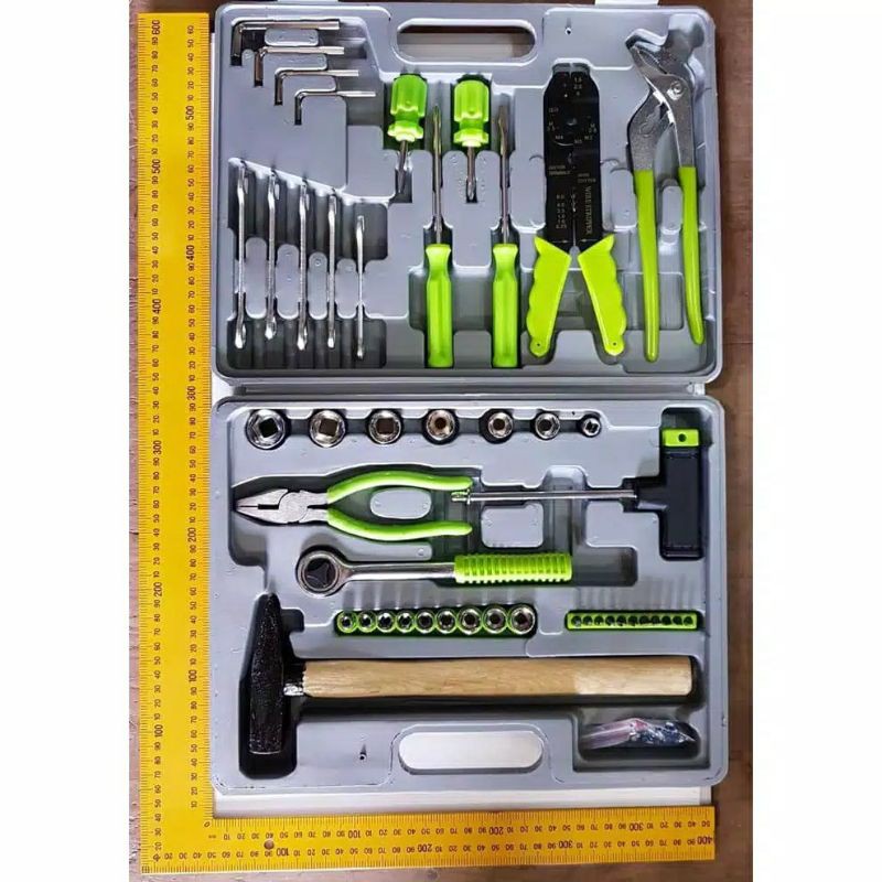 Jual Kenmaster Tool Kit / Toolkit 100pcs Alat Tukang | Shopee Indonesia