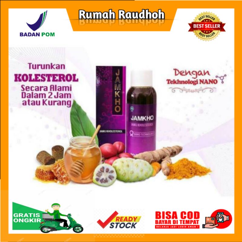Jual JAMKHO - JAMU OBAT HERBAL KOLESTEROL ASLI ORIGINAL 100 ML - PT ...