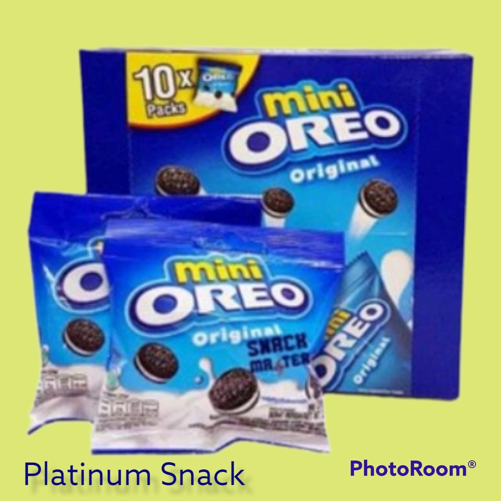 Jual Mini Oreo Original, Chocolate, Strawberry 204g (10 packs x 20.4g ...