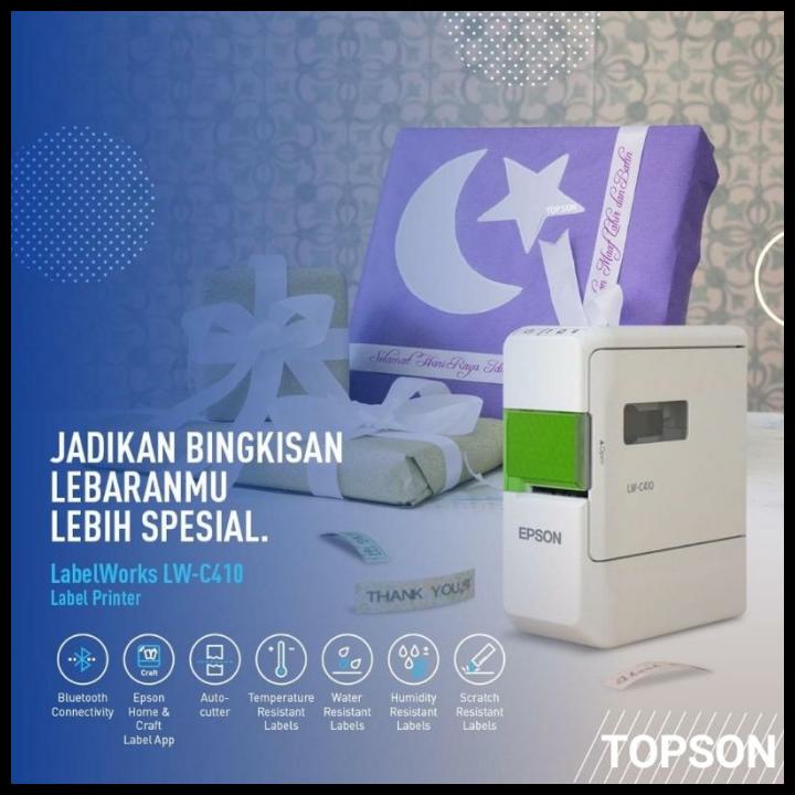 Jual Epson Lw-C410 Print Barcode Qr Code | Bluetooth Label Sticker ...