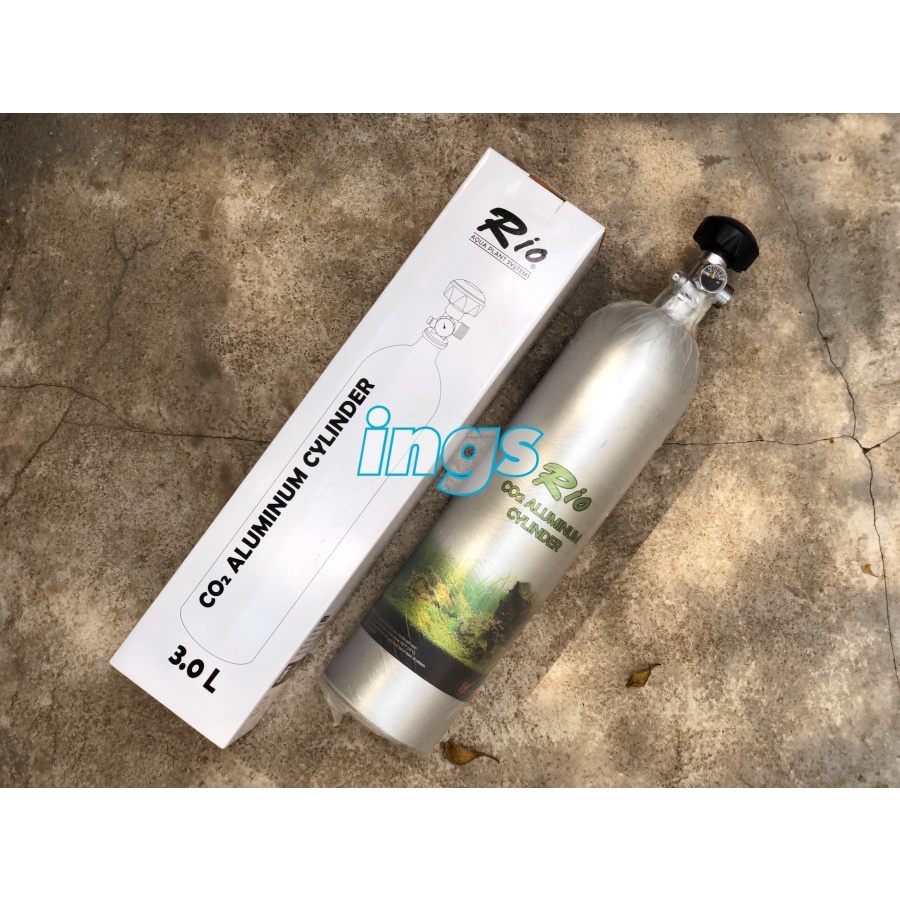 Jual RIO Tabung Co2 Alumunium 3L (Pressure Meter) | Shopee Indonesia