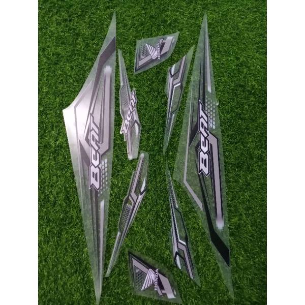 Jual Striping Beat Karbu Transparan Custom List Elegance Black | Shopee ...