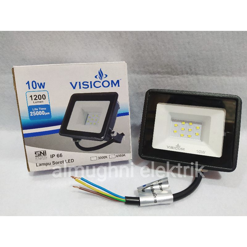 Jual VISICOM lampu sorot led 10 w /LED FLOOD LIGHT 10 W SMART VISICOM ...