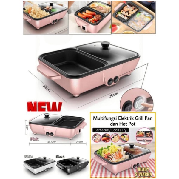 Jual Hotpot 2 in 1 | Grill Pan | Hotpot Murah | Shopee Indonesia