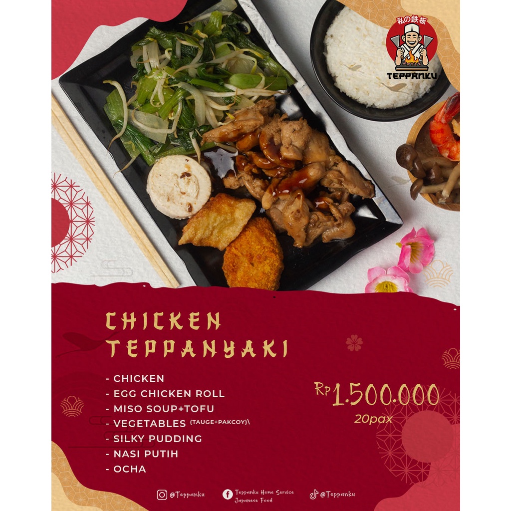 Jual Paket Chicken Teppanyaki 20 Pax | Shopee Indonesia