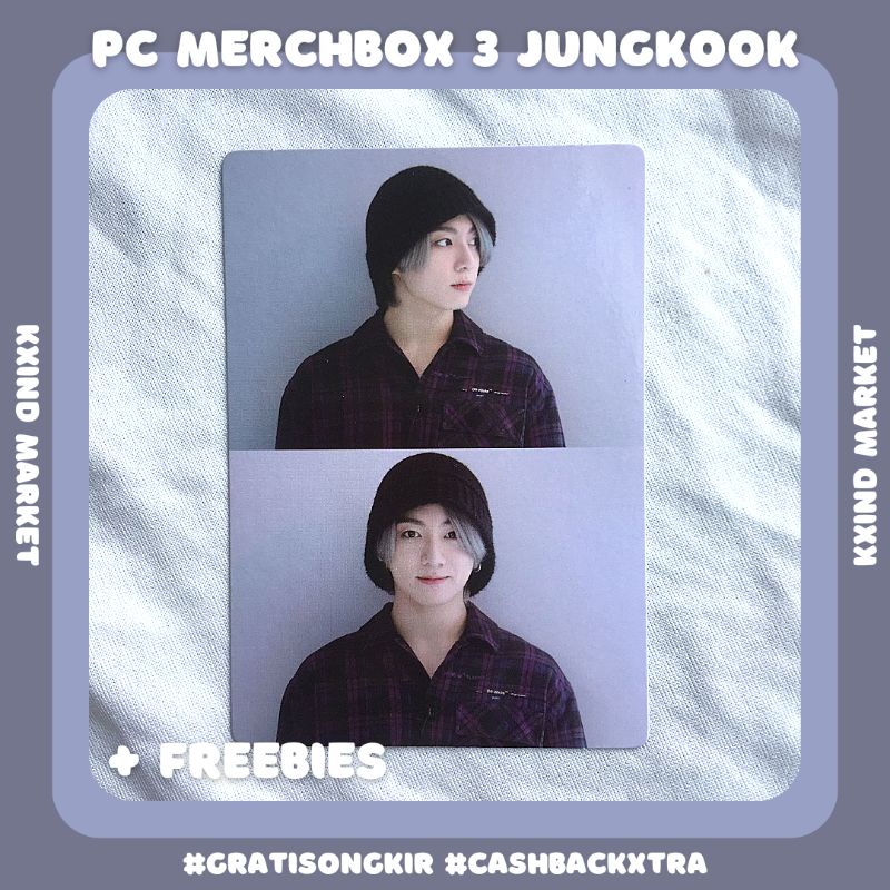 Jual Photocard Jungkook Merch box 3 / PC MB JK / merchbox BTS / album ...