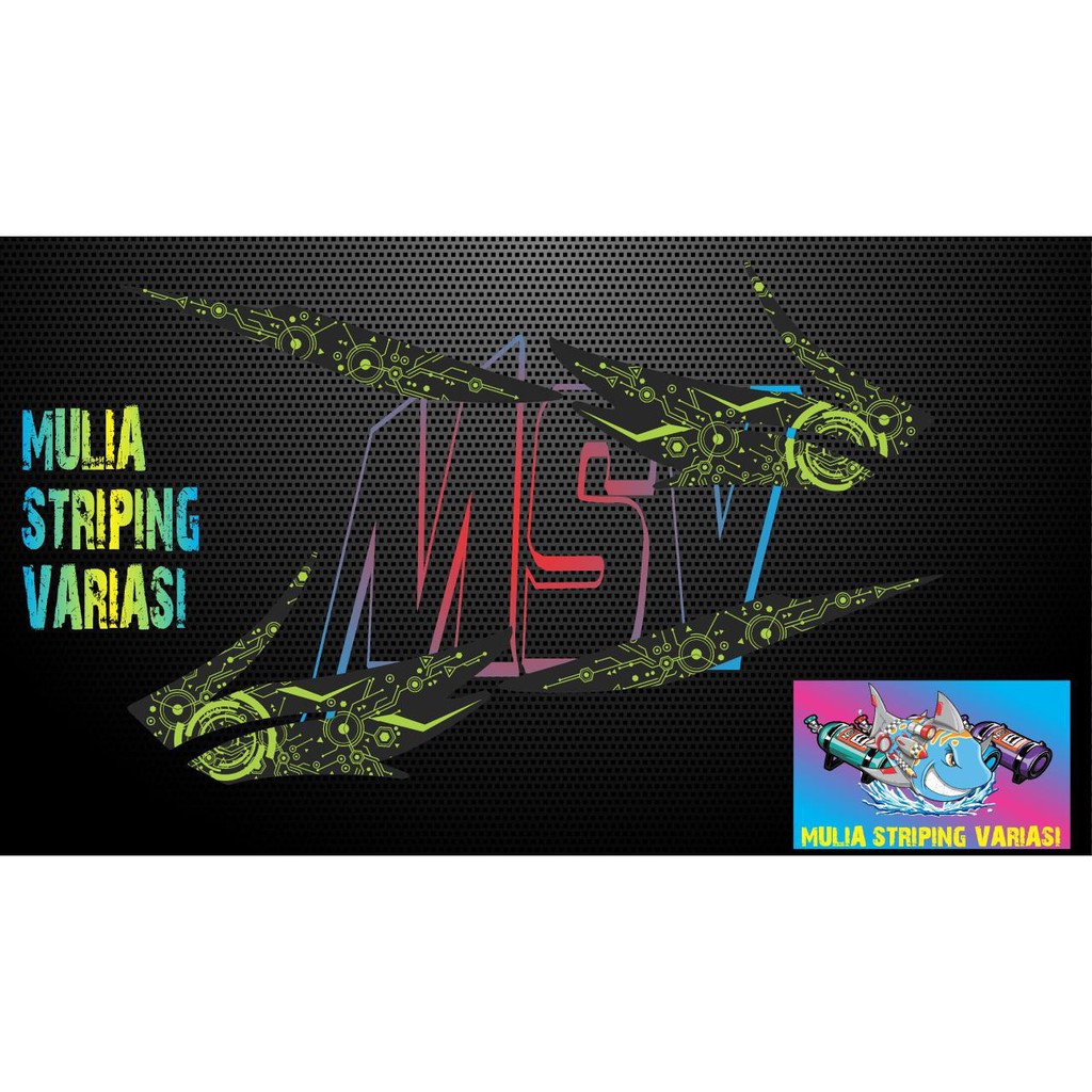 Jual striping stiker decal megapro primus elektra | Shopee Indonesia