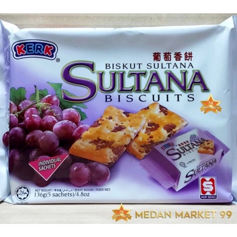Jual KERK SULTANA BISCUITS | BISKUIT ANGGUR | HUP SENG GRAPE BISCUIT ...