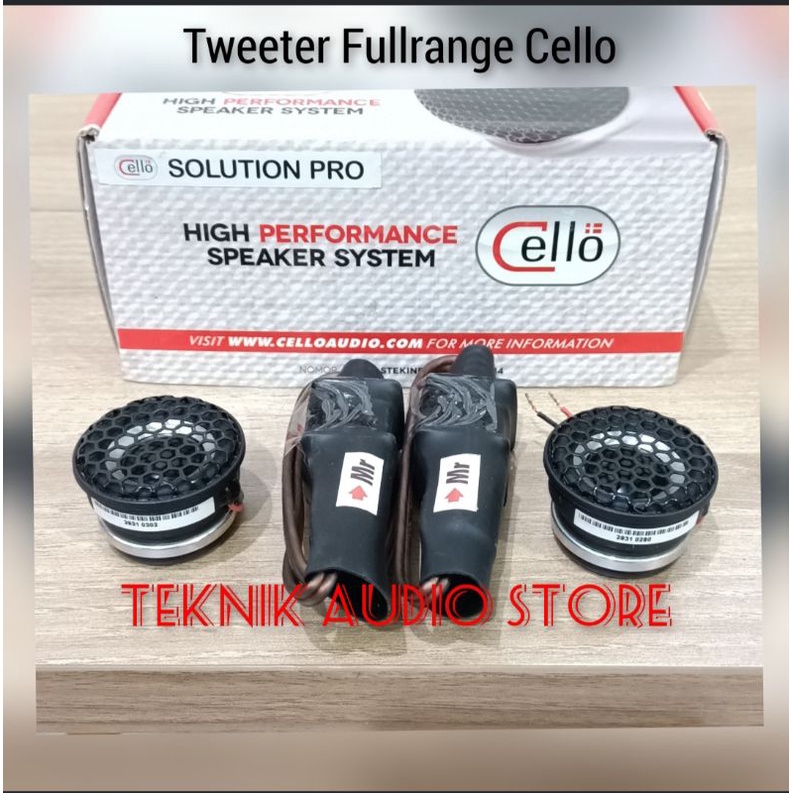 Jual Tweeter Fullrange Cello 1.5inch Solution Pro | Shopee Indonesia