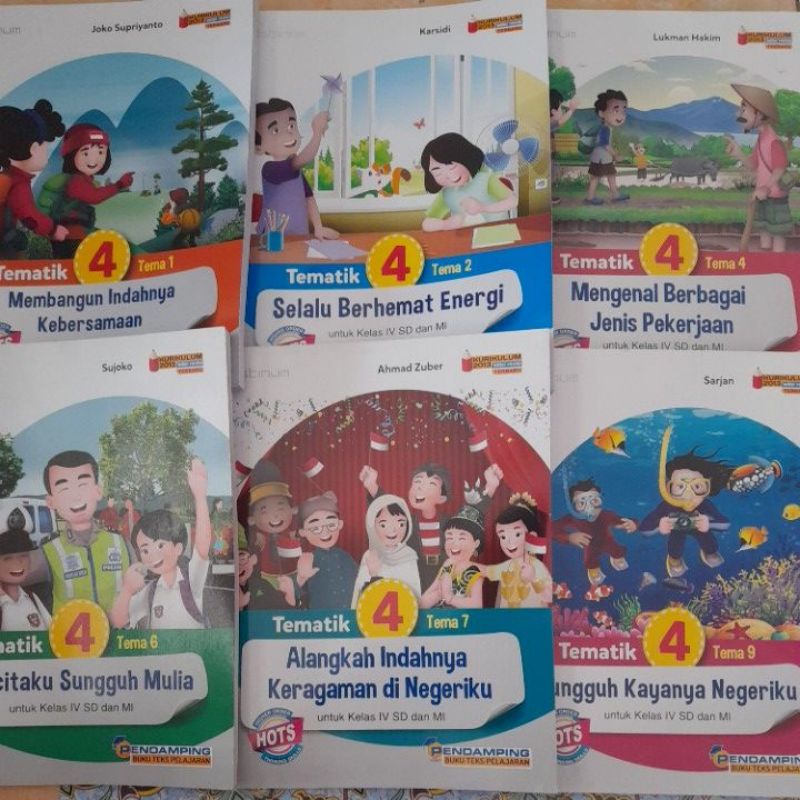 Jual Tematik SD/MI Kelas 4 Tema 1,2,3,4,5,6,7,8,9 Platinum | Shopee Indonesia