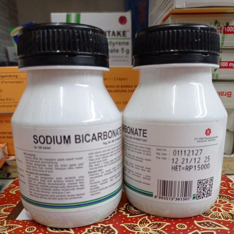 Jual bicnat / sodium bicarbonate 500mg | Shopee Indonesia