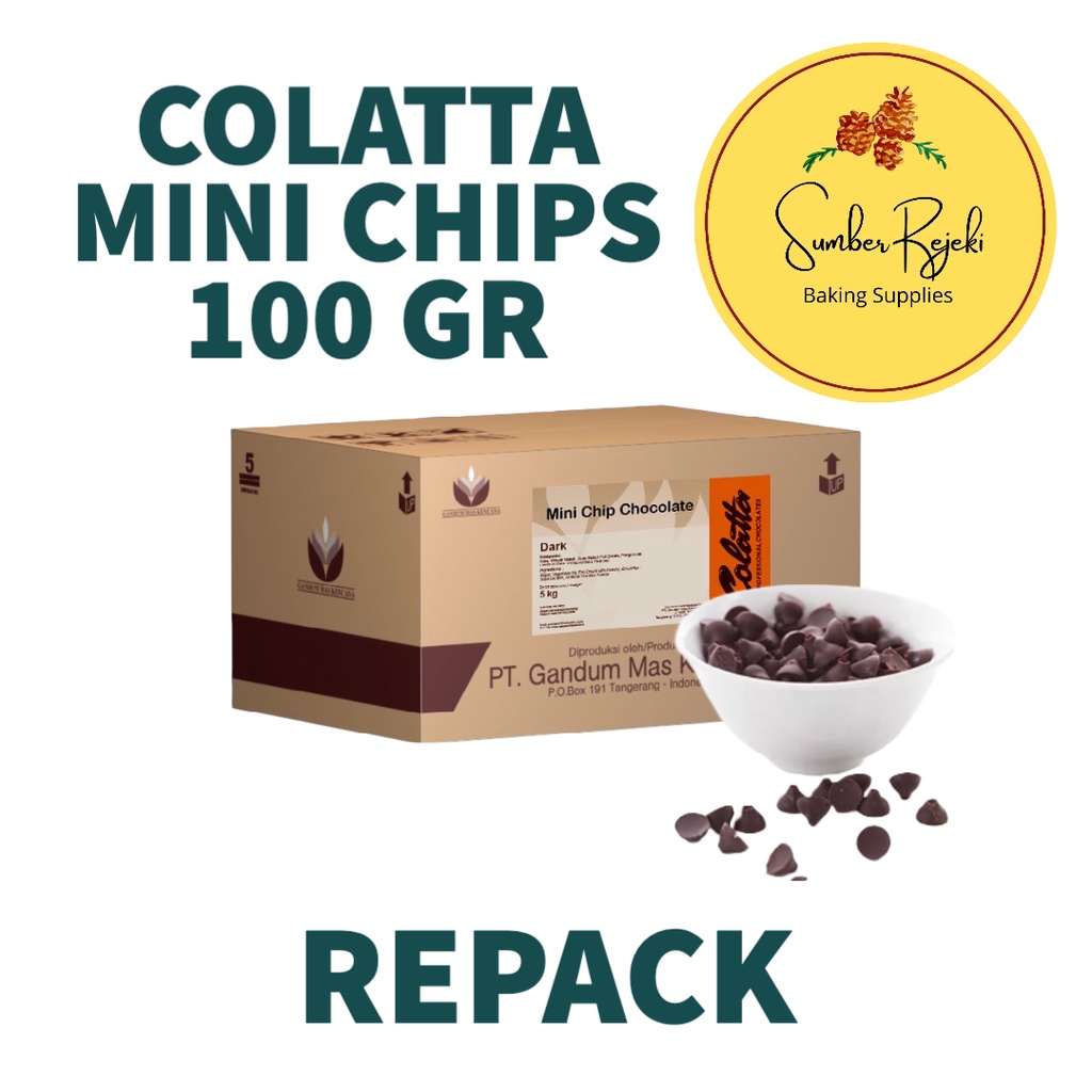 Jual Colatta Mini Chips Choco Chip Chocochip 100 Gr | Shopee Indonesia