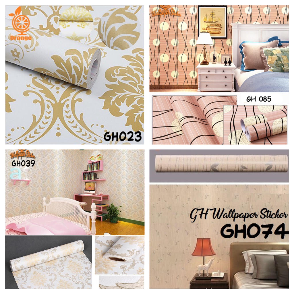 Jual Wallpaper Sticker Dinding GH Motif Dan Karakter Premium Quality ...
