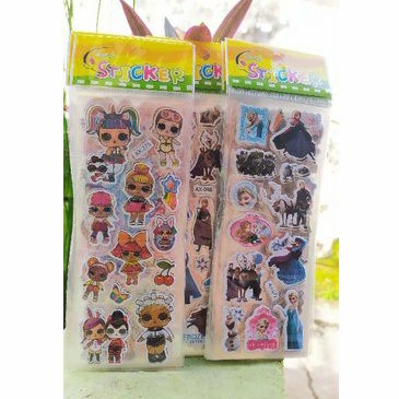 Jual STIKER 3D / MAINAN ANAK / STIKER 3 DIMENSI isi 10pcs | Shopee ...