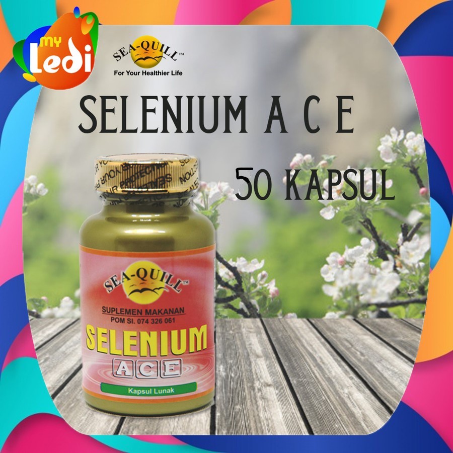 Jual Sea Quill Selenium A C E Isi 50 Tablet / Sea-Quill Vitamin / MY ...