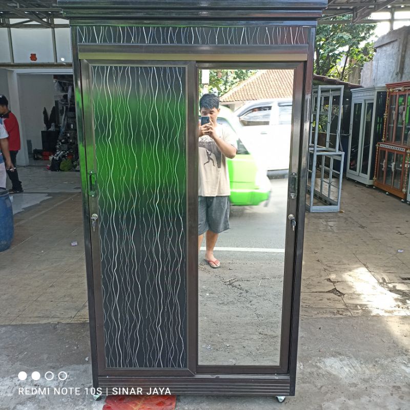 Jual Lemari Pakaian 2 pintu PVC | Shopee Indonesia