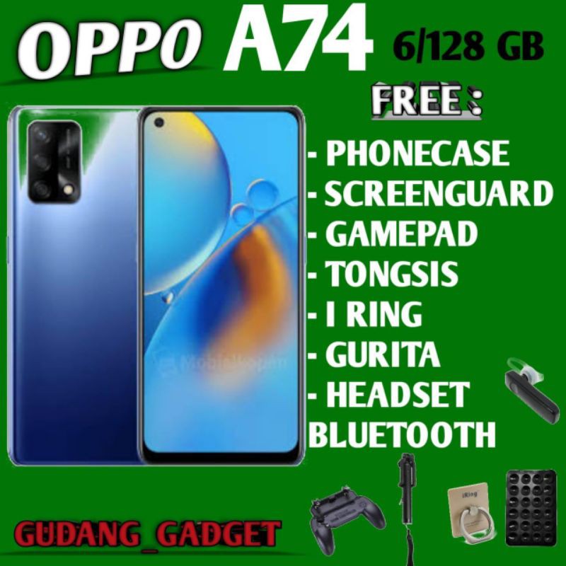 Jual OPPO A74 5G & 4G 6/128 RAM 6GB ROM 128GB GARANSI RESMI | Shopee Indonesia