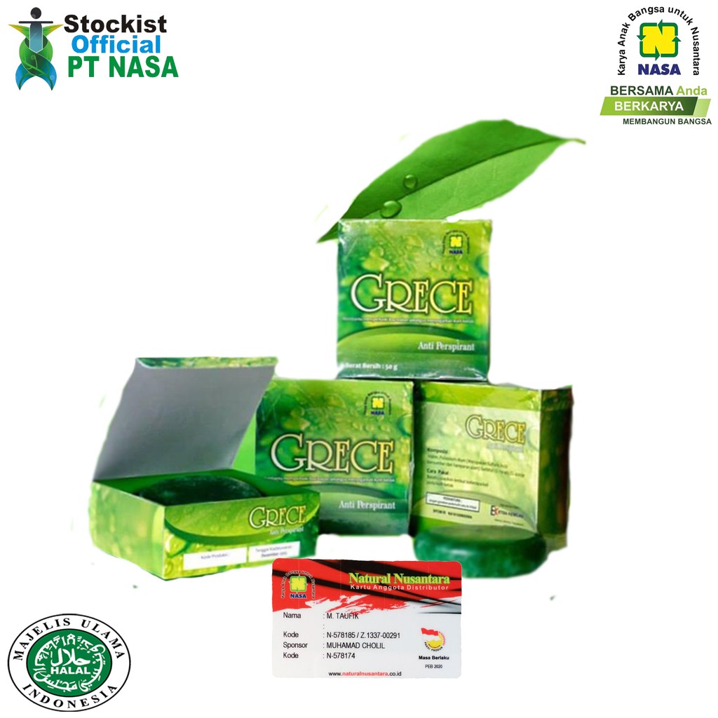 Jual Grece Natural Herbal Nasa Obat Bau Ketiak /Stockist Official PT ...