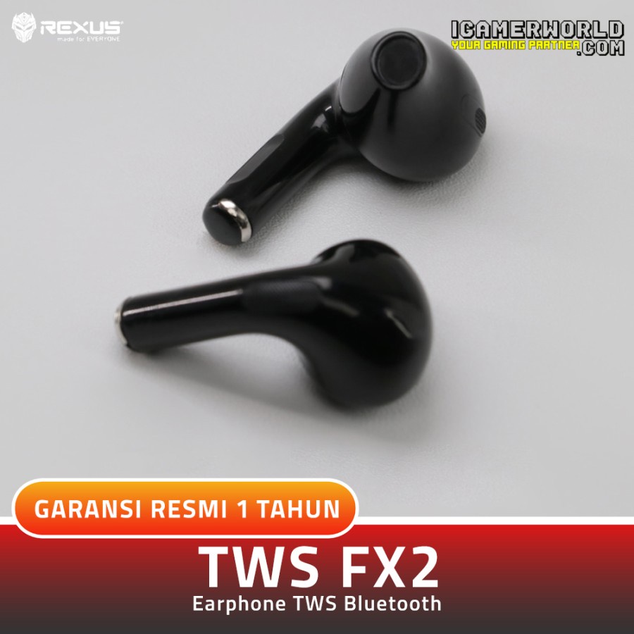Jual Rexus TWS FX2 Bluetooth Wireless Gaming Earphone | Shopee Indonesia