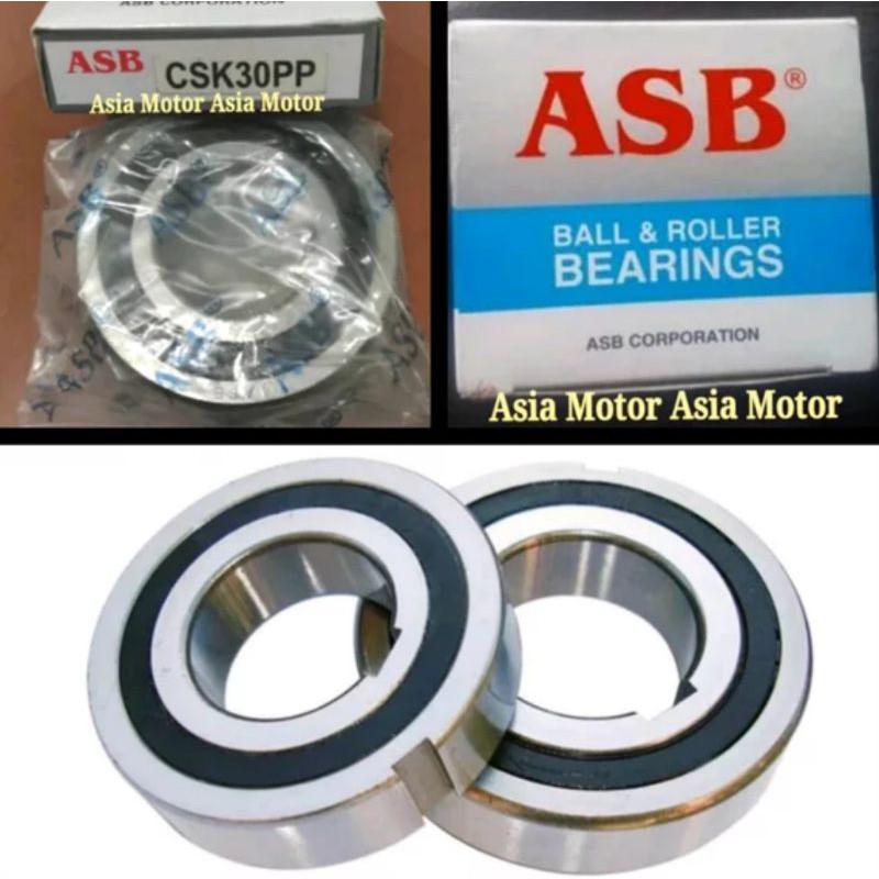 Jual Bearing One Way CSK 30 PP ASB CSK30PP Laher Putaran Satu Arah CSK30 PP CSK 30PP Uk 30 x 62 ...