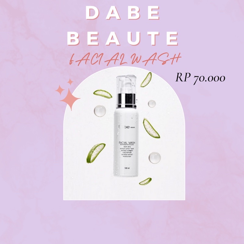 Jual Dabe Beaute FACIAL WASH ( exp september 2024 ) | Shopee Indonesia