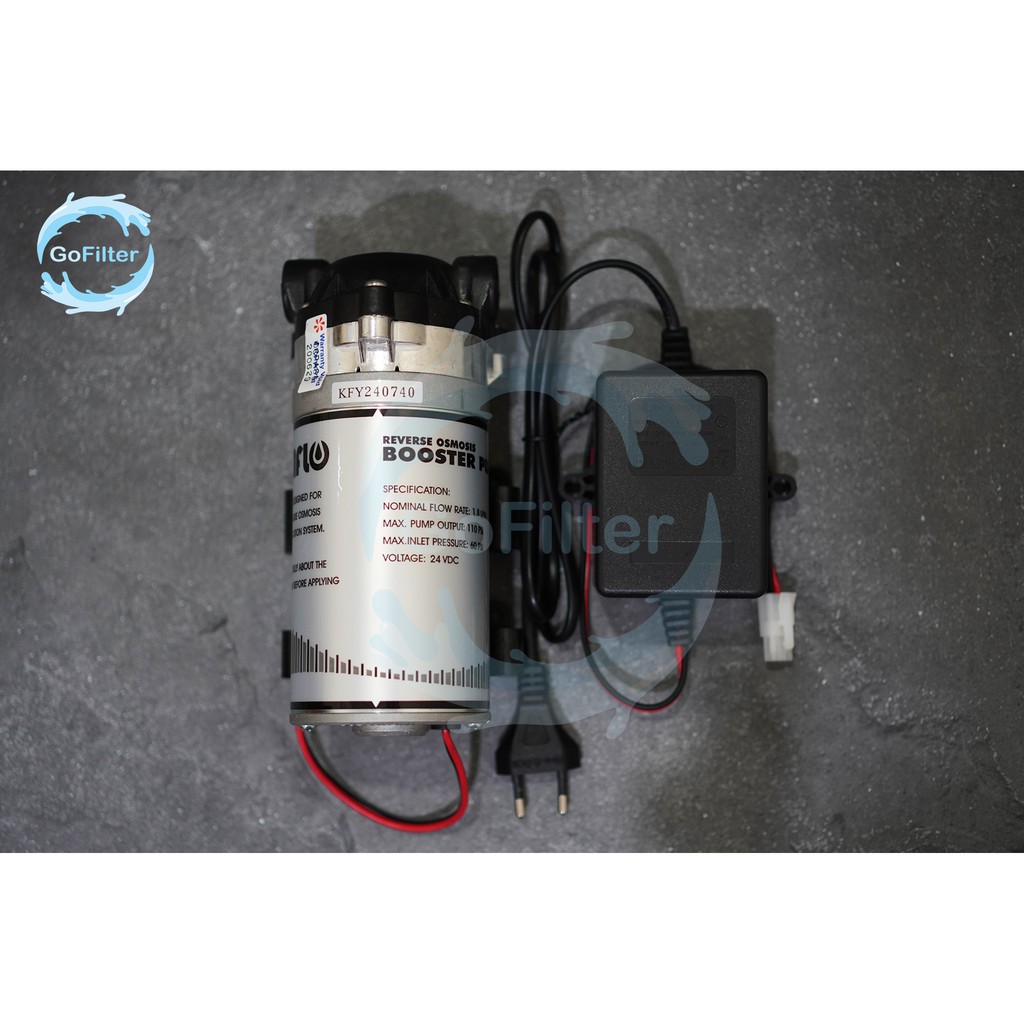 Jual POMPA RO BOOSTER PUMP KEMFLO 24V + ADAPTOR 1.2A HIGH QUALITY ...