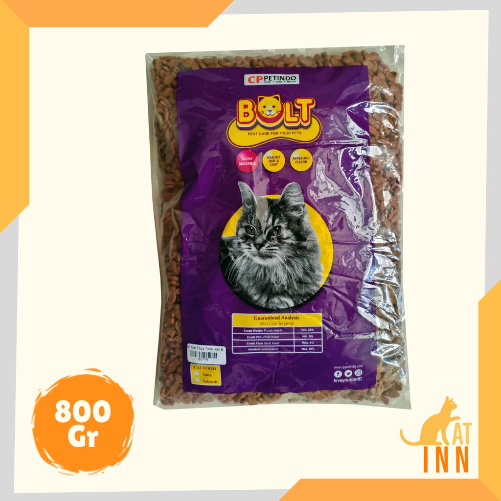 Jual Bolt Cat Food Tuna Flavor 800 Gram Bentuk Ikan | Shopee Indonesia
