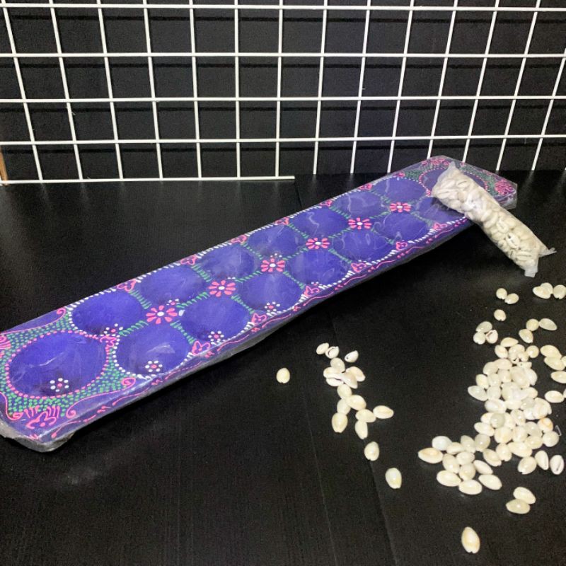 Jual CONGKLAK DAKON KAYU OLAHAN WARNA MOTIF MAINAN TRADISIONAL ANAK ...