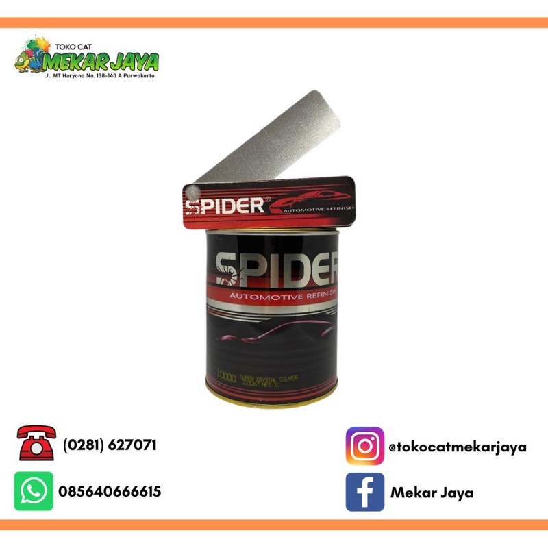 Jual Cat Duco Spider SP10000 Super Crystal Silver 200cc dan 1KG ...