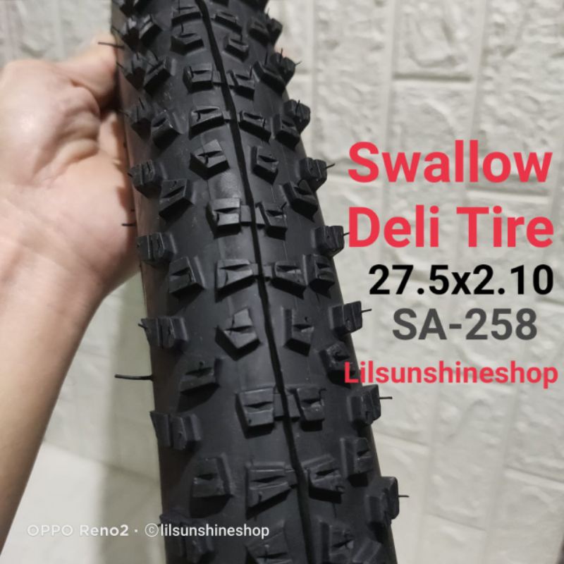 Jual Ban Luar MTB 27.5 Swallow Deli Tire 27.5x2.10 Type SA-258 (1 pc) | Shopee Indonesia