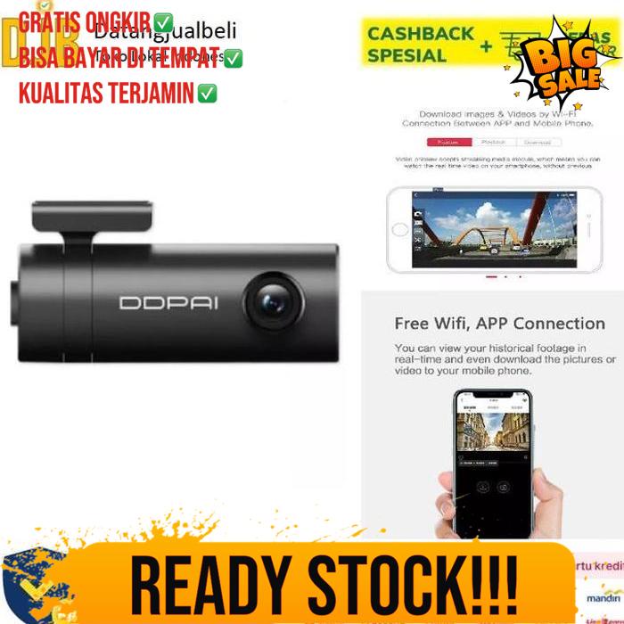 Jual Xiaomi Ddpai Mini Dash Cam 1080P Kamera Mobil Cctv Garansi Resmi ...