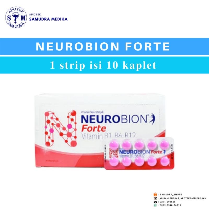Jual NEUROBION FORTE (1 strip 10 kaplet) (obat mengatasi kesemutan obat ...