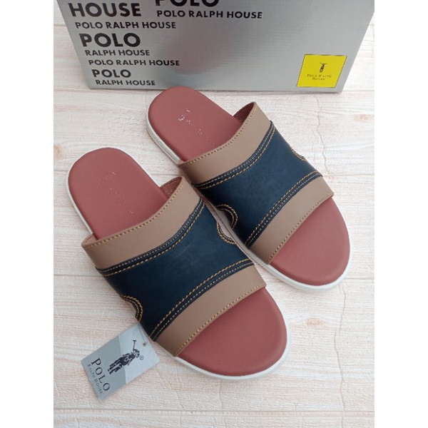 Jual sandal cowok polo ralph house original | Shopee Indonesia