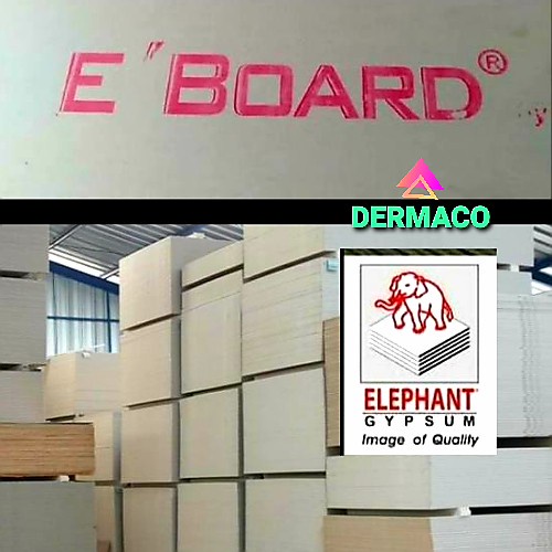 Jual GYPSUM E BOARD 9 mm / PAPAN GYPSUM E BOARD By ELEPHANT | Shopee ...