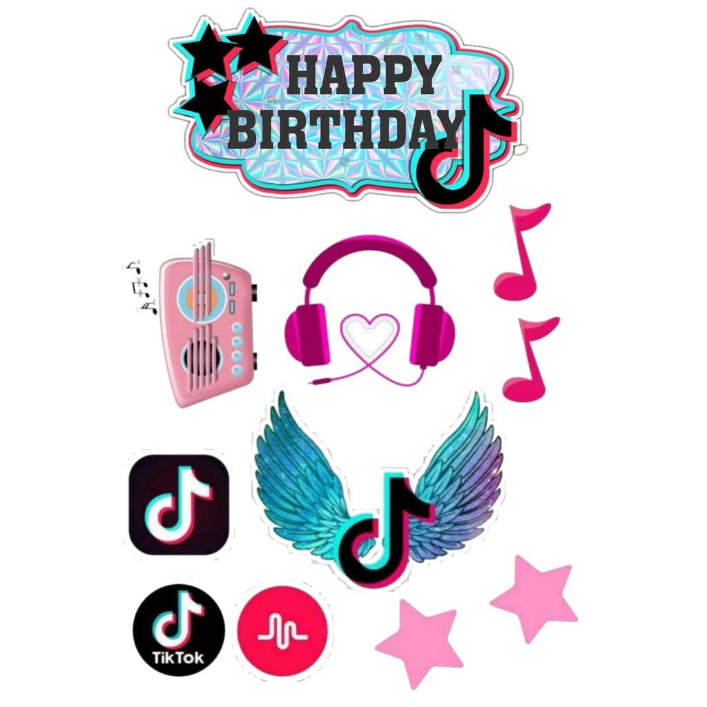 Jual TOPPER CAKE CUSTOM TOPPER ULTAH TOPPER ULANG TAHUN / HIASAN KUE ...