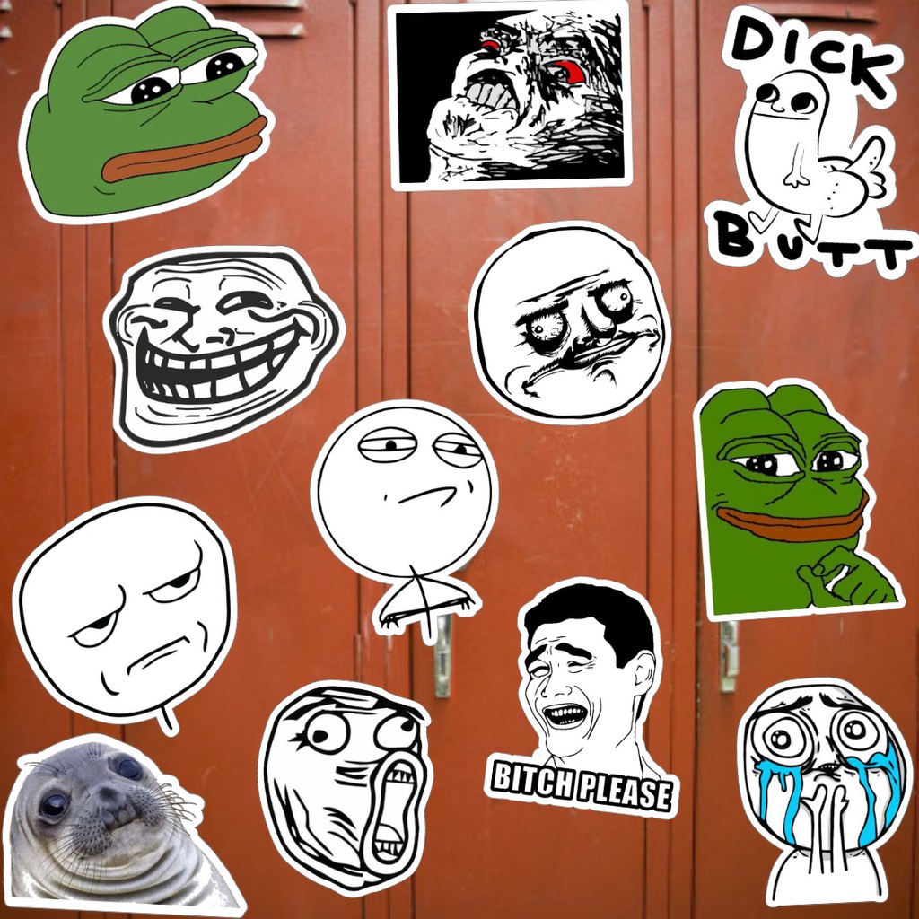 Jual Sticker/Stiker Pack Vinyl "Memes" | High Quality | Murah | Shopee ...