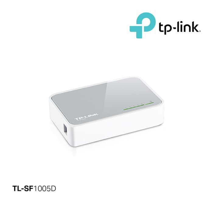 Jual TP-LINK TL-SF1005D 5-Port 10/100Mbps Desktop Switch - White ...