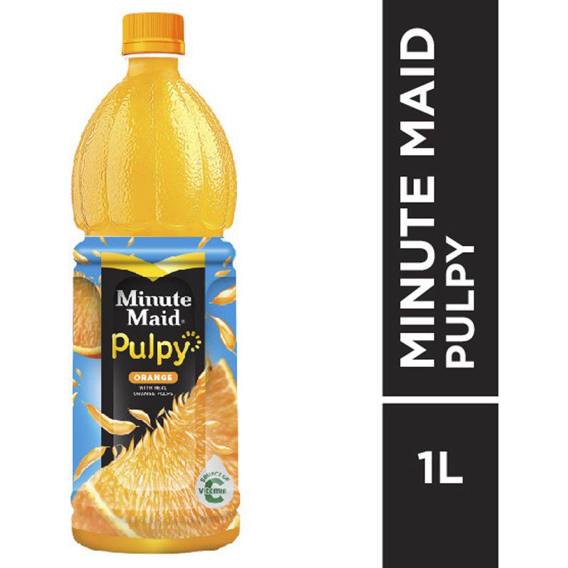 Jual Minute Maid Pulpy Orange 1 Liter | Shopee Indonesia