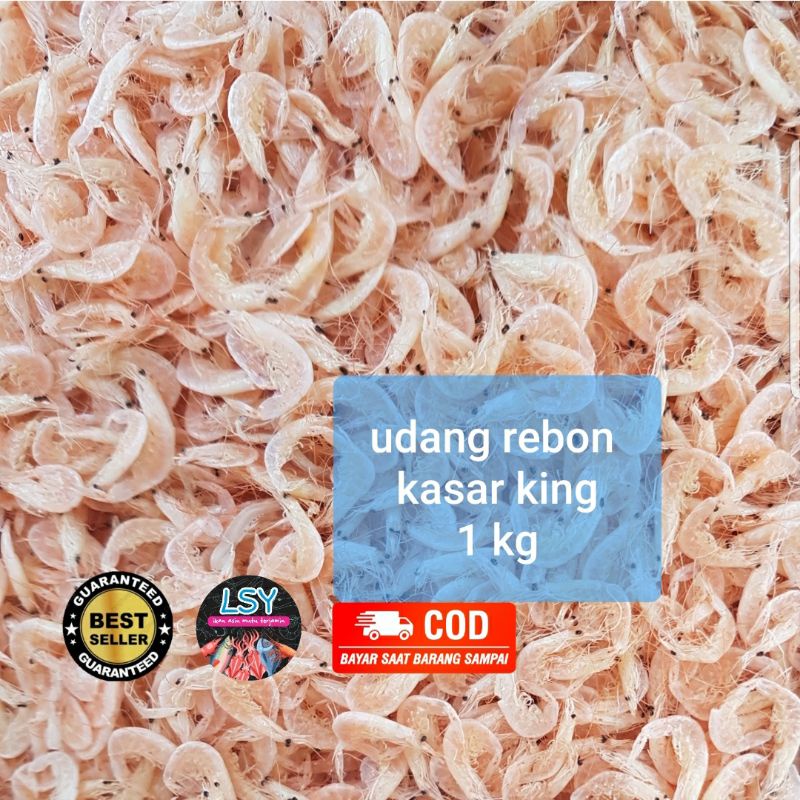 Jual ikan asin udang rebon kasar super / hepi kasar 1000gram / 1 kg ...