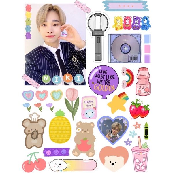 Jual Stiker ENHYPEN Cute Aesthetic ( Sudah Cutting ) Jay Sunghoon Heeseung Sunoo Jake Jungwon ...
