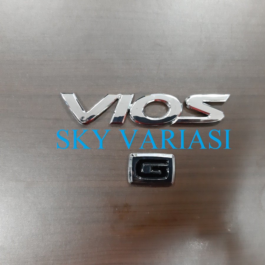Jual Paket Set Emblem Logo Mobil Vios + G | Shopee Indonesia