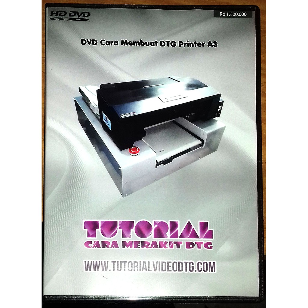 Jual DVD video tutorial cara membuat printer DTG L1800 | Shopee Indonesia