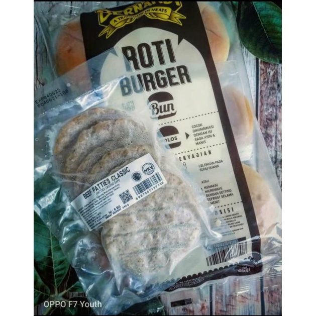 Jual roti burger+daging burger | Shopee Indonesia