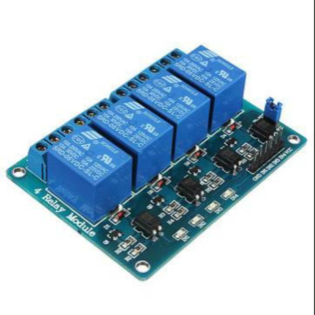 Jual Relay module 4 channel 5v DC for arduino | Shopee Indonesia