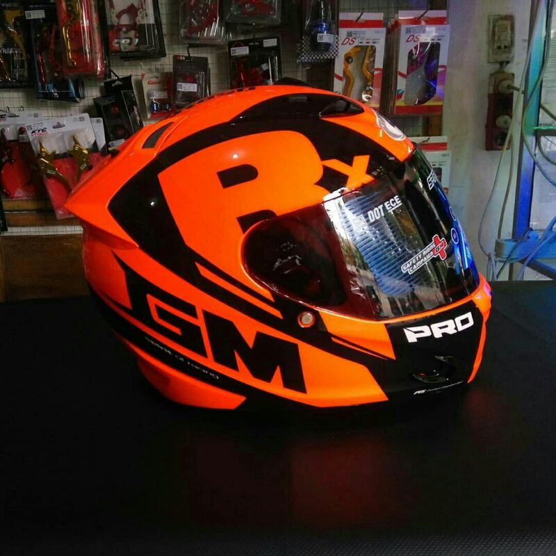 Jual HELM FULLFACE RACE PRO ZR650 SINGLE VISOR | Shopee Indonesia